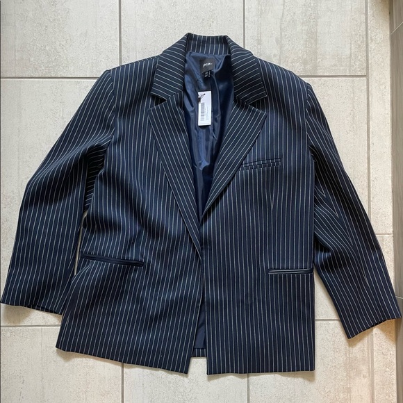 Nasty Gal | Jackets & Coats | Oversized Pin Striped Blazer | Poshmark